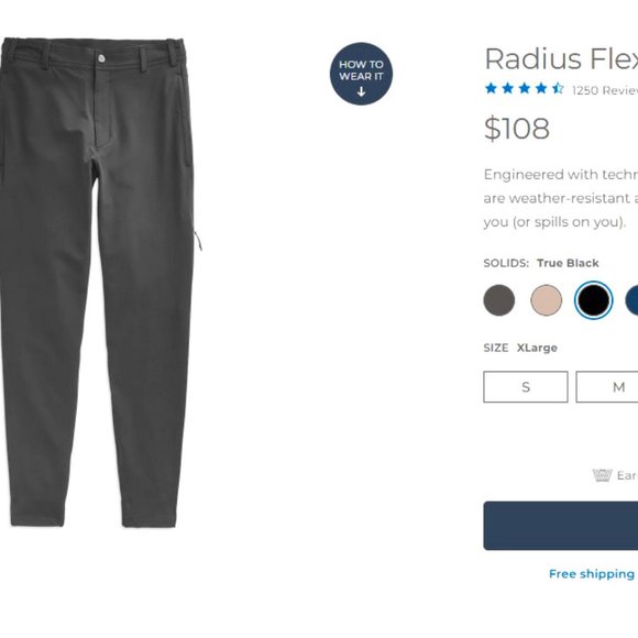 Mack Weldon | Pants | Mack Weldon Mens Radius Flex Jogger Asphalt Size Xl | Poshmark